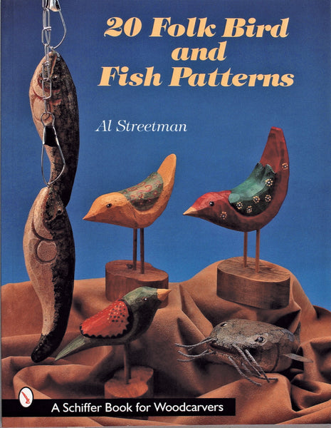 20 Folk Bird and Fish Patterns – Schiffer Craft